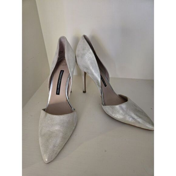 French Connection | Shoes | French Connection Metallic Elvia Pumps 85 ...